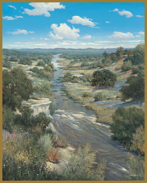George Kovach Limited Edition Museum Quality Giclée: "Llano Overlook ...