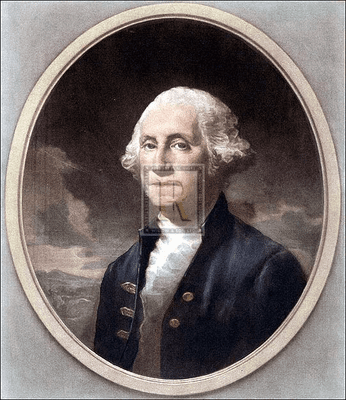 Gilbert Stuart Artist Hand Colored Copper Plate Printed Atelier Print ...