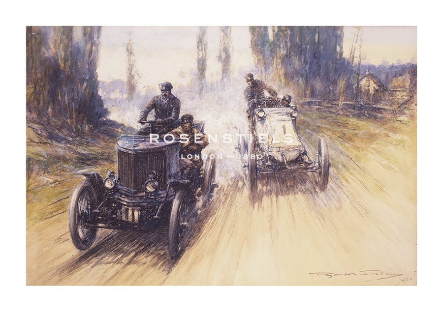 Gordon Crosby Hand Numbered Limited Edition Print on Paper :"Paris ...