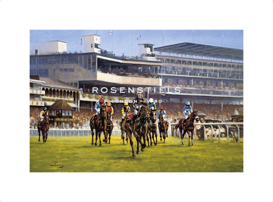 Graham Isom Hand Numbered Limited Edition Print on Paper :"York Races ...