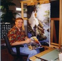 Greg Olsen© Artist Signed Limited Edition Canvas:"He is Risen" - Greg Olsen