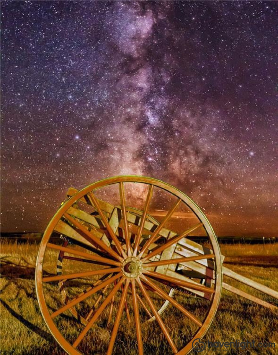 Greg Sargent Fine Art Canvas Giclee: "Eternal Handcart" - Greg Sargent