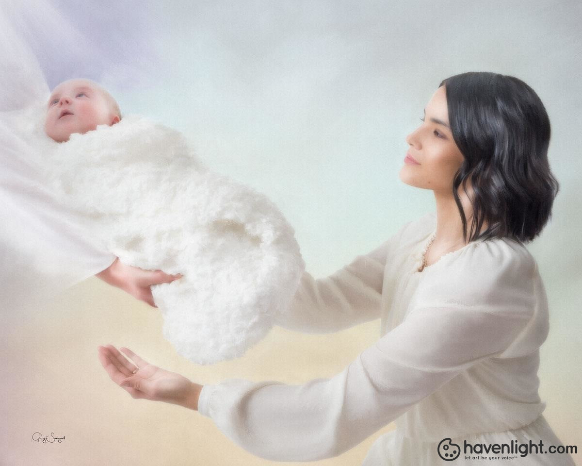 Greg Sargent Fine Art Canvas Giclee: "The Gift" - Greg Sargent