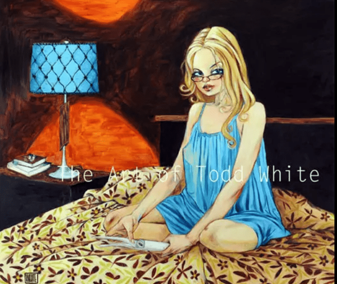 Todd White Artist Signed Hand Embellished Limited Edition Canvas Giclee ...