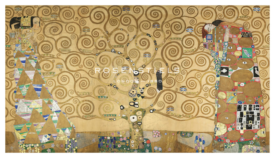Gustav Klimt Hand Numbered Limited Edition Print on Paper :"The Tree of ...