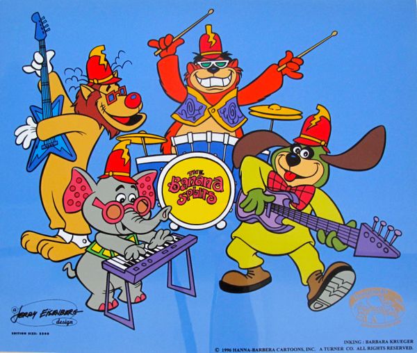 Hanna-Barbera Animation Sericel:"The Banana Splits “Tra La La”" - Hanna ...