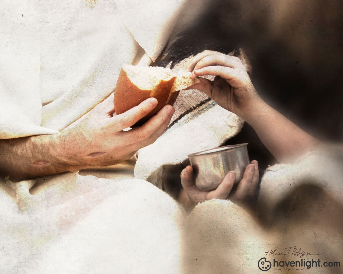 Helen Thomas Robson Fine Art Canvas Giclee: "Feast On My Words" - Helen ...