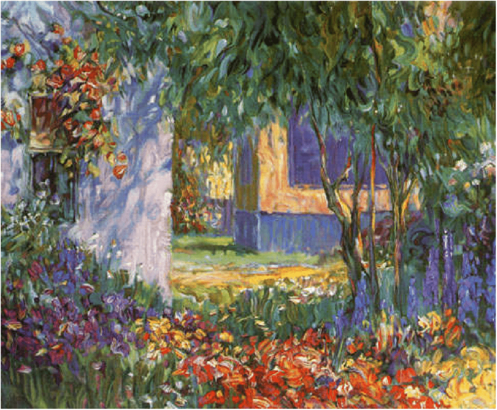 Henri Plisson Artist Signed Limited Edition Serigraph on paper:"Windows ...