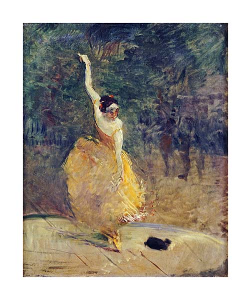 Henri Toulouse-Lautrec Fine Art Open Edition Giclée:"The Spanish Dancer ...