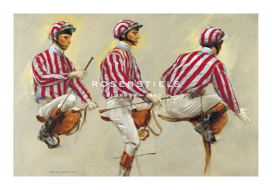 Henry Koehler Hand Numbered Limited Edition Print on Paper :"Jockey In ...