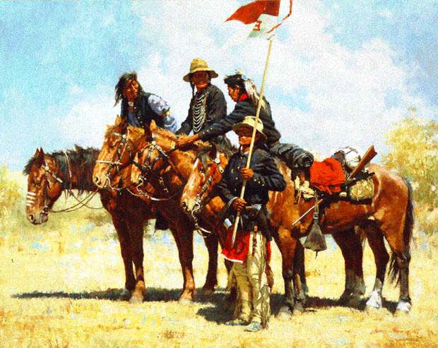 Howard Terpning Limited Edition Print:"Army Regulations" - Howard Terpning