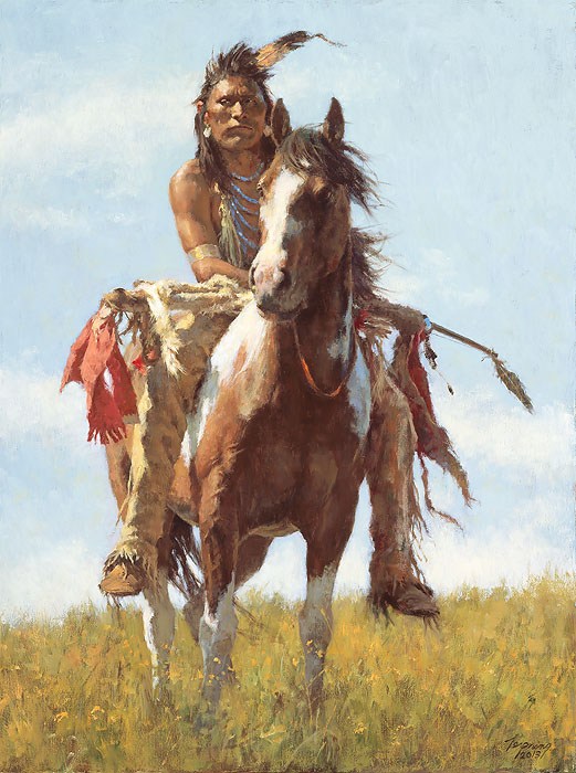 Howard Terpning Museum Edition Giclée Canvas :"Do not Disturb" - Howard ...