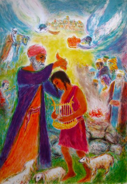 Igor Kovalev Hand Signed Limited Edition Lithograph:"Blessings" - Igor Kovalev