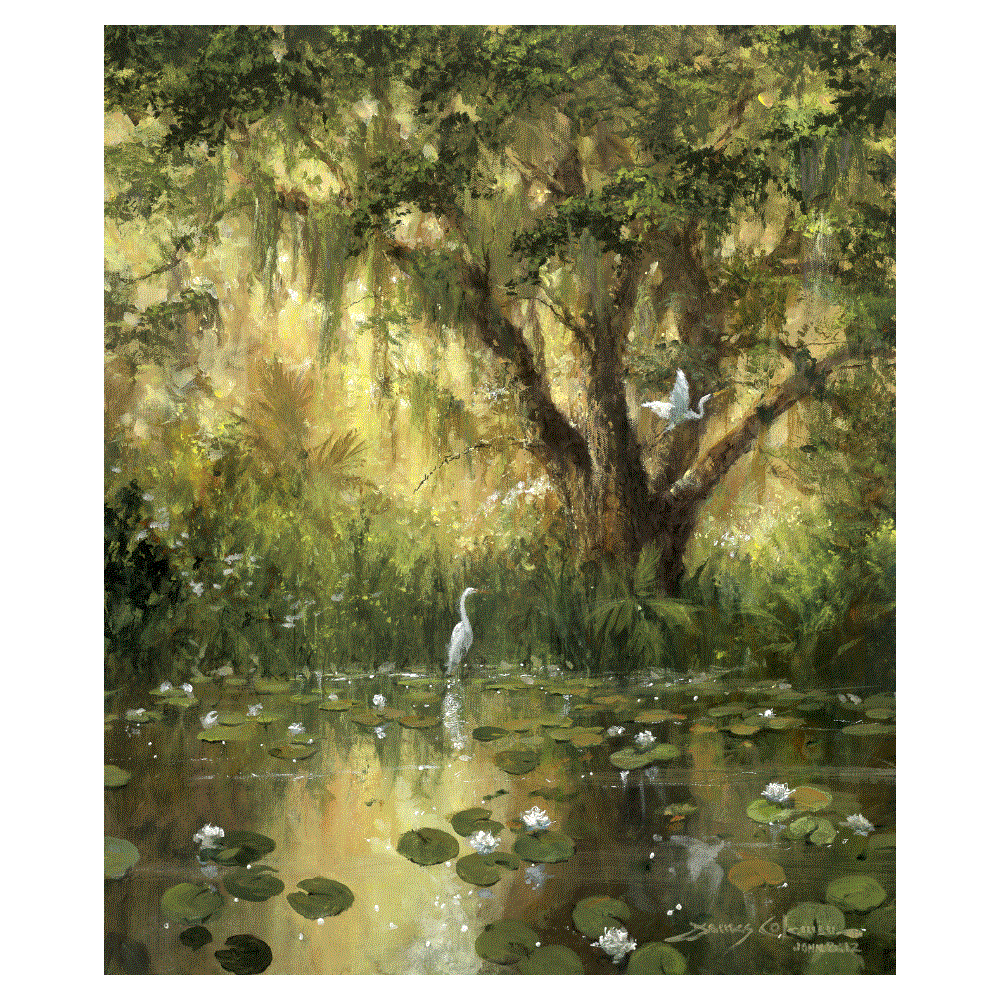 James Coleman Hand Signed and Numbered Limited Edition Giclee on Canvas:"Solitude " - James ...