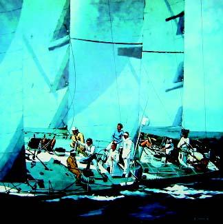 James Dewitt Hand Signed and Numbered Limited Edition: "Safe Leeward ...