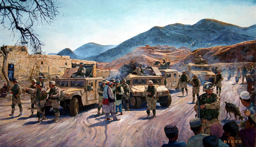 James Dietz Handsigned and Numbered Limited Edition Print:"On Patrol ...