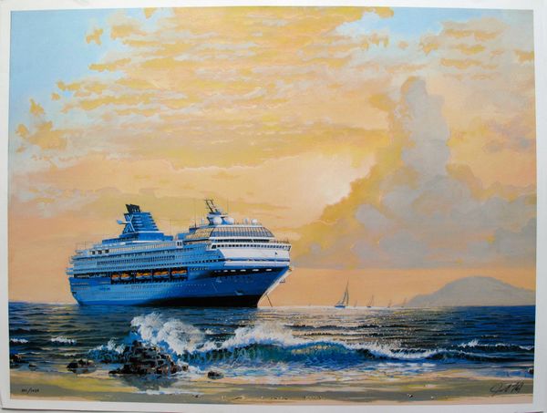 James Flood Hand Signed Limited Edition Serigraph:"Celebrity Mercury ...