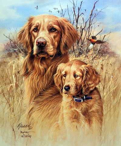 James Killen Artist Proof:"The Legacy-Golden Retriever" - James Killen