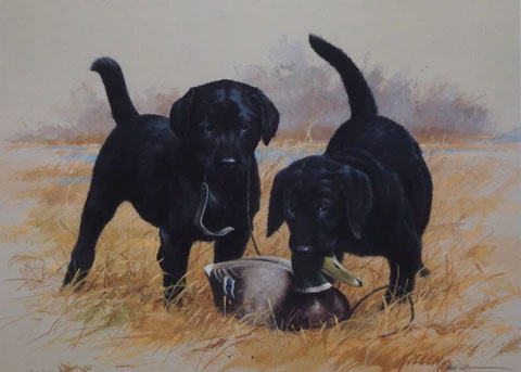 James Killen Print-Signed and Numbered:"Double Trouble II" - James Killen