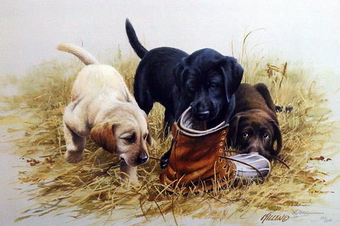James Killen Print-Signed and Numbered:"Three To Boot Signed and ...