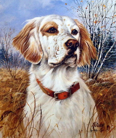 James Killen Print-Signed:"That's My Dog Too-English Setter" - James Killen