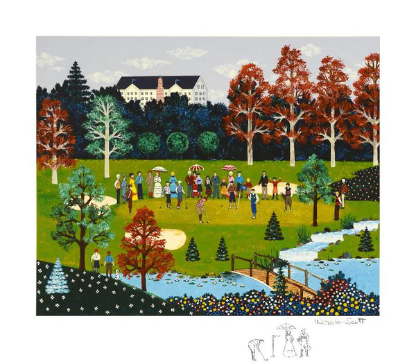 Jane Wooster Scott Artist Proof Ed. Serigraph on Paper with Remarque ...