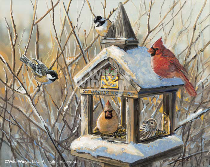 Janene Grende Original Gouache Painting: "27 Winter Home Road" - Janene ...