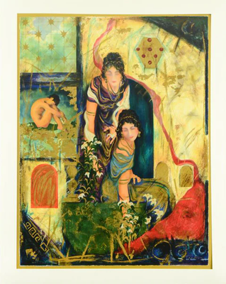 Janet Treby Limited Edition Artist Proof Serigraph on Paper: "Aegean ...