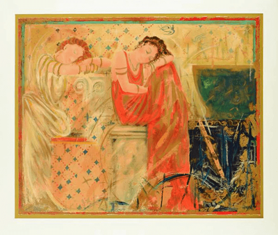 Janet Treby Limited Edition Serigraph on Paper: "Dreams of Thera ...