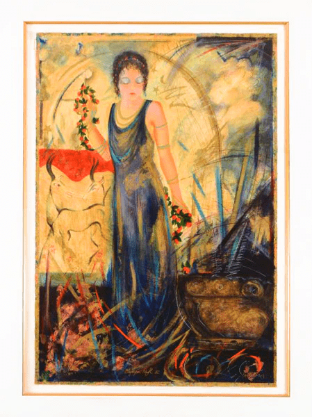 Janet Treby Limited Edition Serigraph on Paper: "Olympian Myth III ...