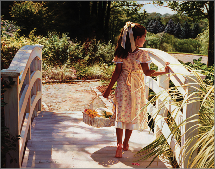 Jean Monti Fine Art Canvas Giclee:"What Lies Ahead" - Jean Monti