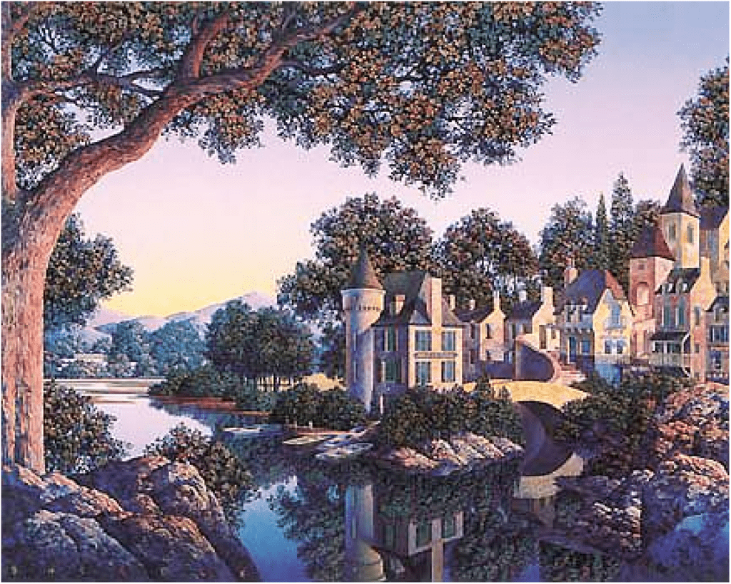 Jim Buckels Artist Signed Limited Edition Serigraph on paper:"Hotel De ...