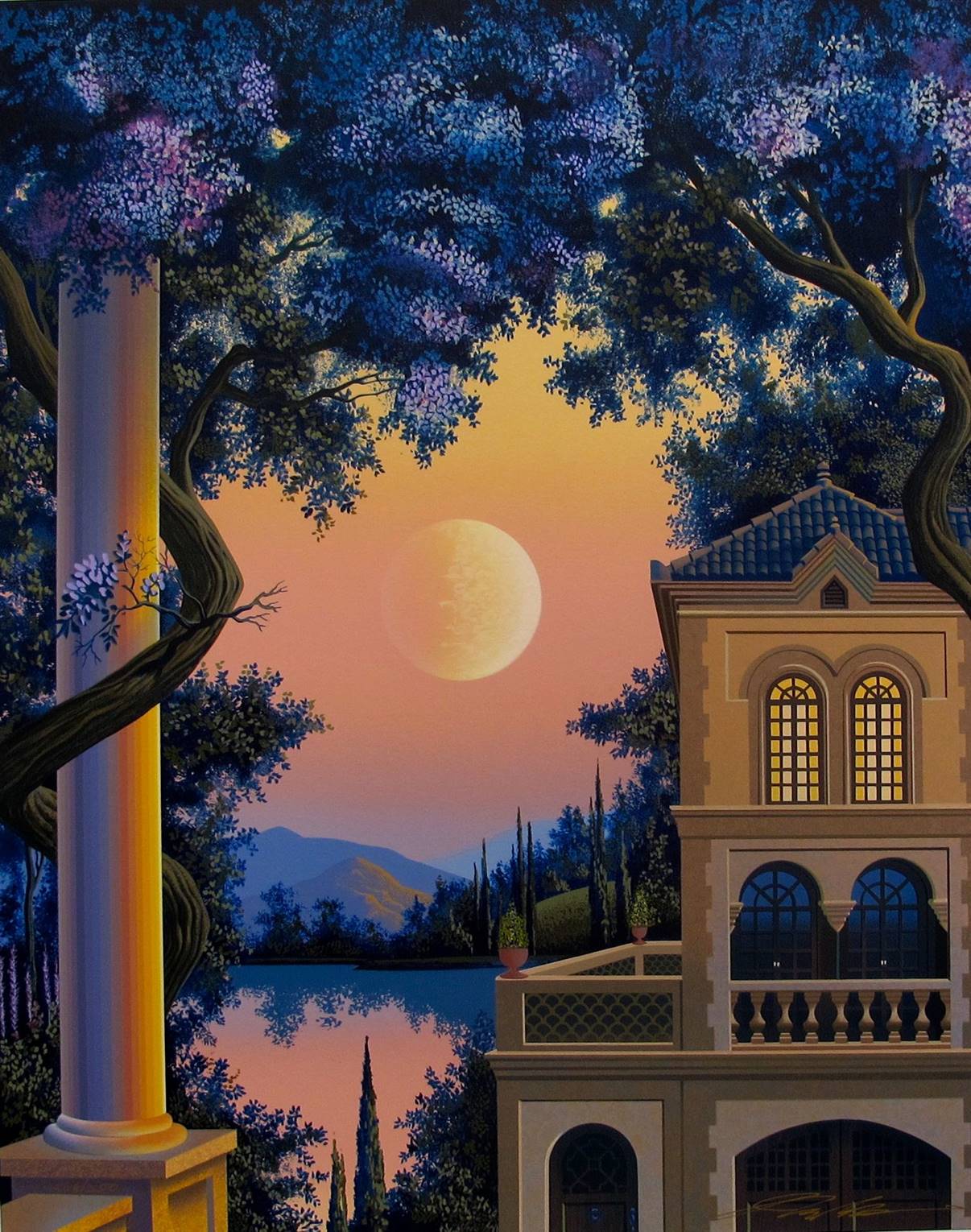 Jim Buckels Hand Signed Limited Edition Serigraph:"Lago Maggiore" - Jim ...