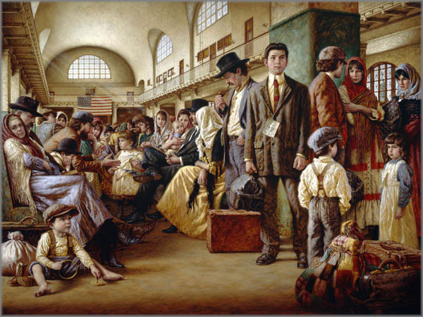 Jim Daly Artist Hand Signed Fine Art Canvas Giclee: "Pillars of a ...