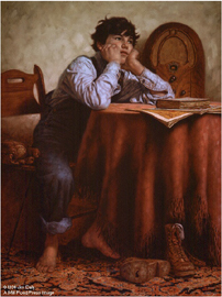 JIM DALY Secondary Market Art: "RADIO DAZE" - DALY, JIM