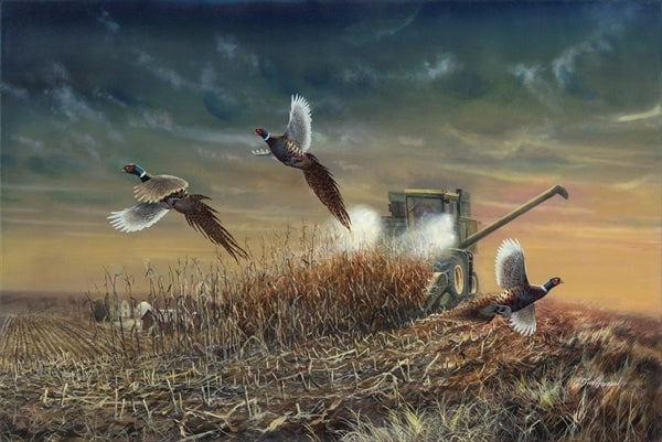 Jim Hansel Fine Art Ltd Edition Canvas:"The Last Pass" - Jim Hansel