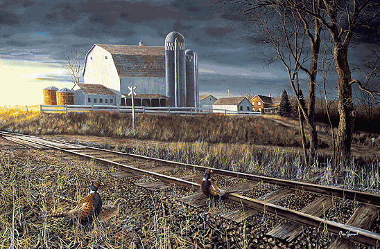 Jim Hansel Hand Signed and Numbered Limited Edition Canvas: "At The ...