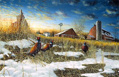 Jim Hansel Hand Signed and Numbered Limited Edition Canvas: "Harvest ...