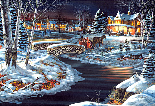 Jim Hansel Hand Signed and Numbered Limited Edition Canvas: "Over the ...