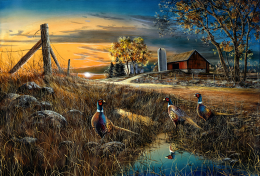 Jim Hansel Hand Signed and Numbered Limited Edition Canvas: "Roadside ...