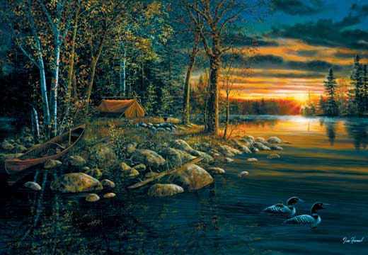 Jim Hansel Hand Signed and Numbered Limited Edition Canvas: "Wake Up ...