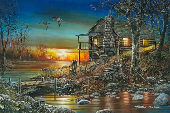 Jim Hansel Hand Signed and Numbered Limited Edition Canvas:"Living The ...