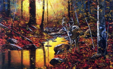 Jim Hansel Print-Signed and Numbered:"Close Encounter" - Jim Hansel