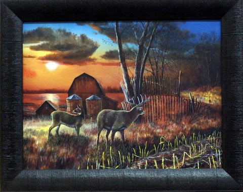 Jim Hansel Studio Canvas:"Sharing the Bounty II Framed Studio Canvas ...