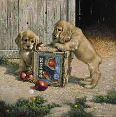 Jim Lamb Limited Edition Print: "Double Take" - Jim Lamb