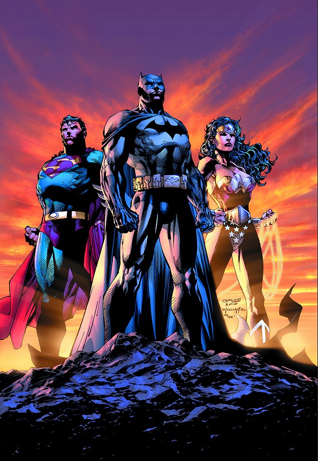 Jim Lee Hand Signed and Numbered Limited Edition Canvas Gicleé:"Icon ...