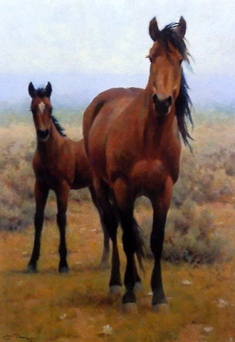 Jim Rey Print-Signed:"Prairie Primrose" - Jim Rey