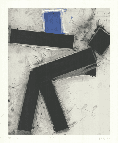 Joel Shapiro Rare Vintage Artist Signed Serigraph: "Jazz Proof, 1996 ...