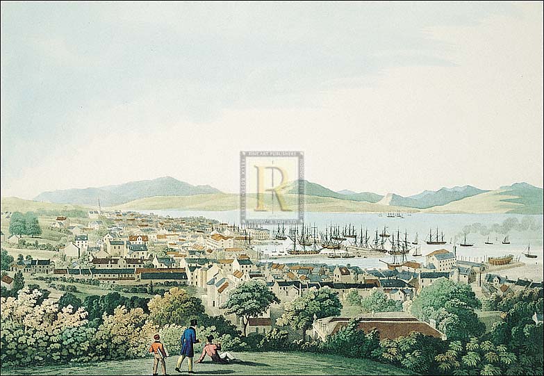 John Clark Artist Hand Colored Copper Plate Printed Atelier Print ...