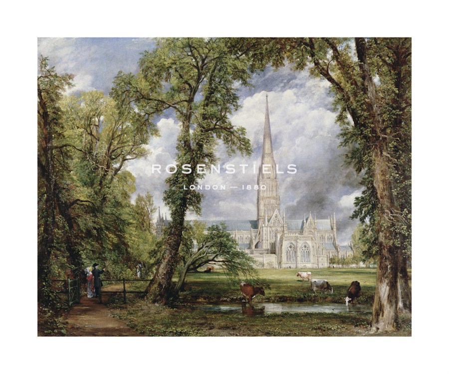 John Constable Hand Numbered Limited Edition Print on Paper :"Salisbury ...